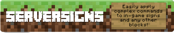 ServerSigns | SpigotMC - High Performance Minecraft Software